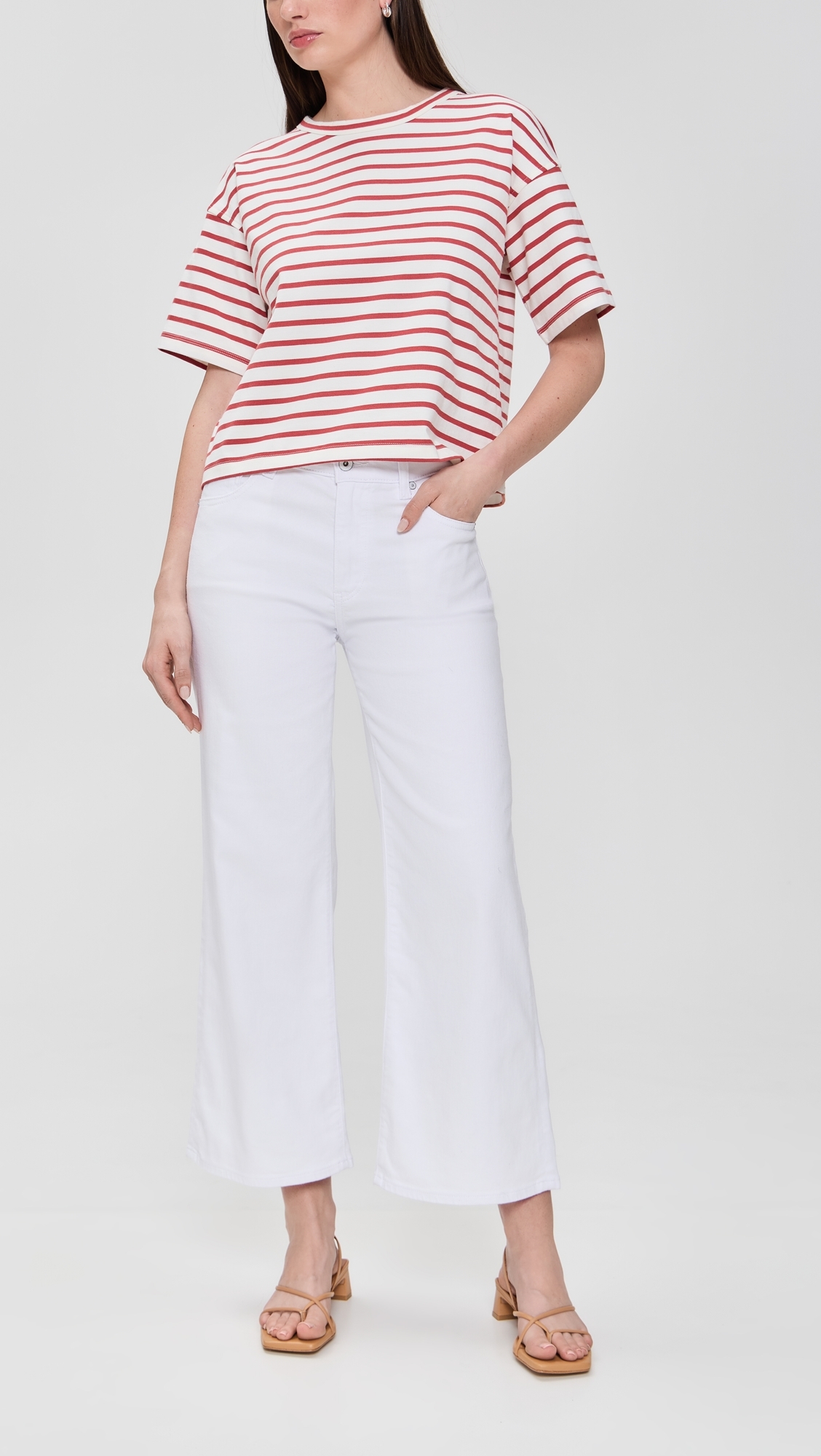 AG AG Saige Wide Leg Crop Jeans